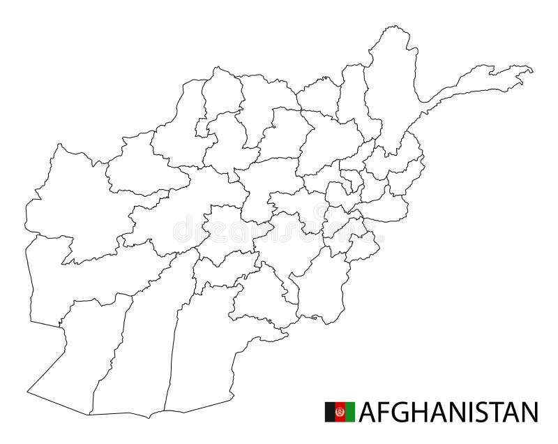 Afghanistan Map Outline Stock Illustrations 2 922 Afghanistan Map