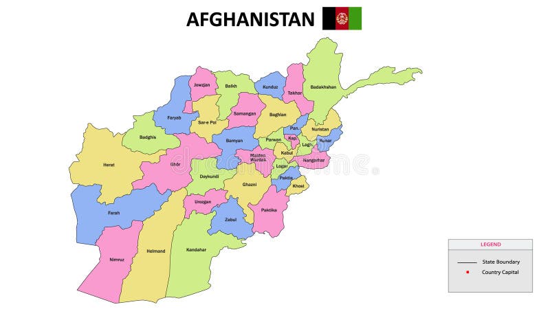 Afghanistan Map. District Map of Afghanistan Detailed Map of ...