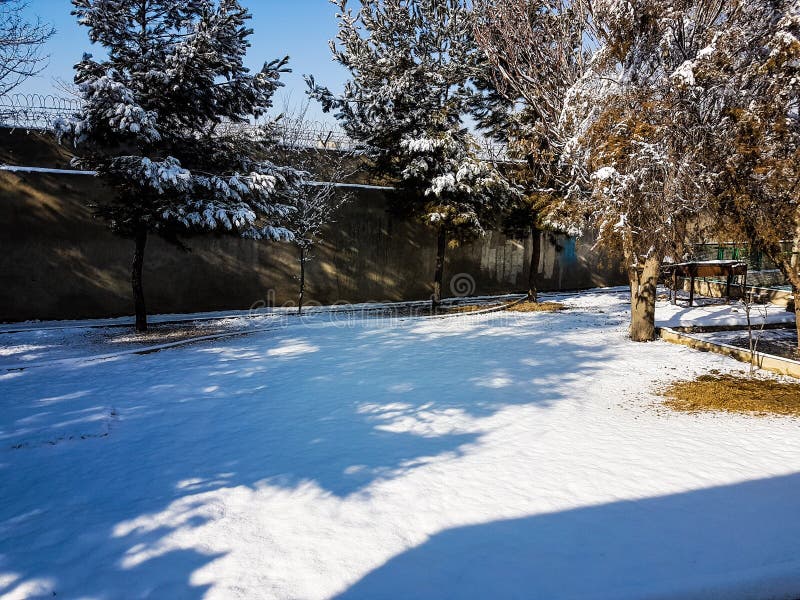 Afghanistan during winter stock photo. Image of snow - 108958106