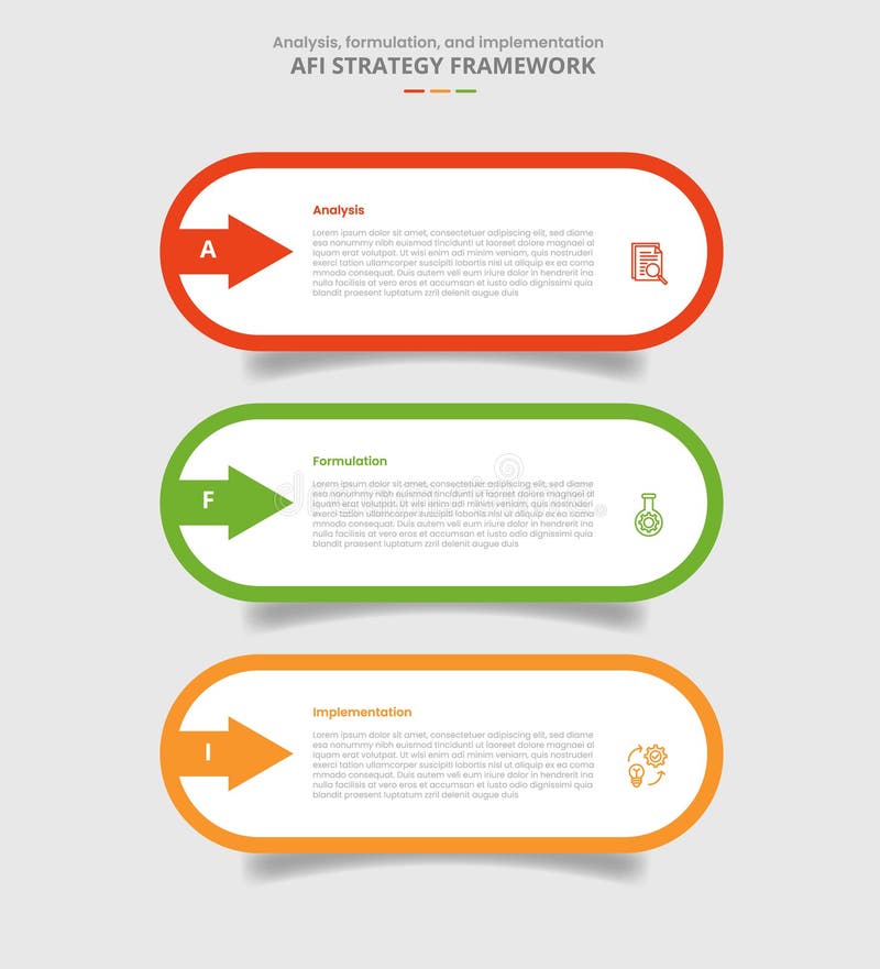 AFI Framework for Infographic with Drop Shadow Style with Round ...