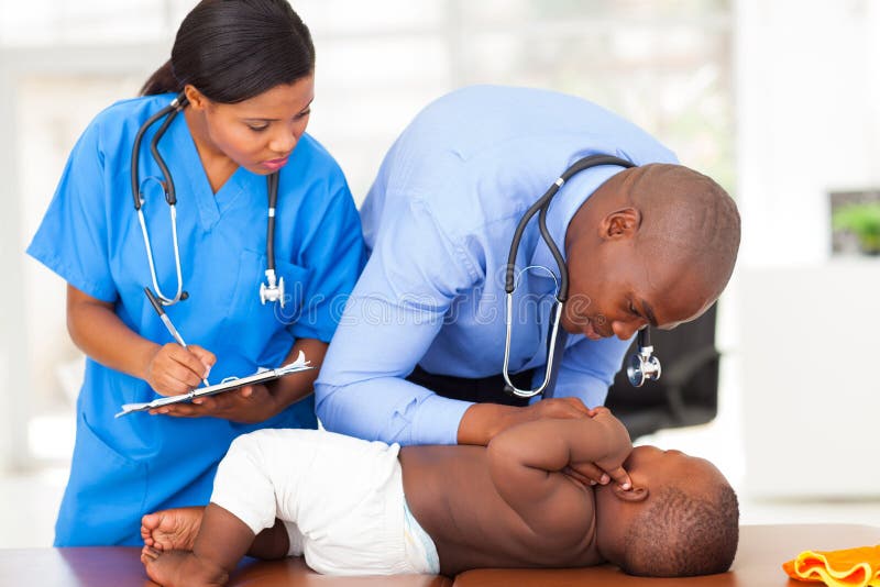 Doctor nurse boy stock photo. Image of examining, pediatrician - 30063344
