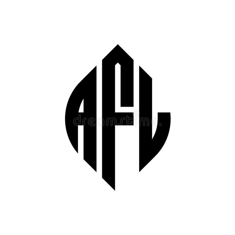 AFL Circle Letter Logo Design with Circle and Ellipse Shape. AFL ...