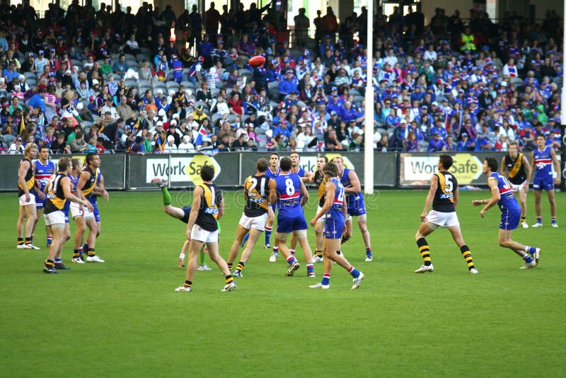 AFL Football match editorial stock photo. Image of foot - 5184163