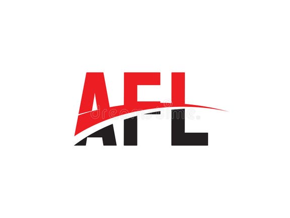 AFL Letter Initial Logo Design Vector Illustration Stock Vector ...