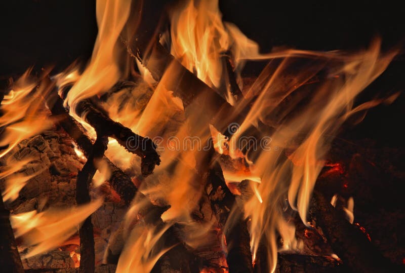 Aflame wood 20 stock photo. Image of vibrant, firewood - 62448010