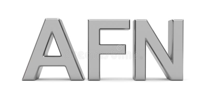 AFN Afghan Afghani Currency Code Stock Illustration - Illustration of ...