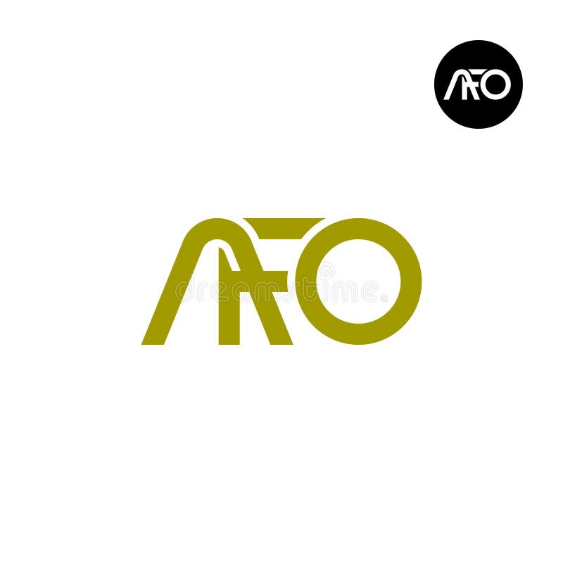 Afo Monogram Stock Illustrations – 17 Afo Monogram Stock Illustrations ...