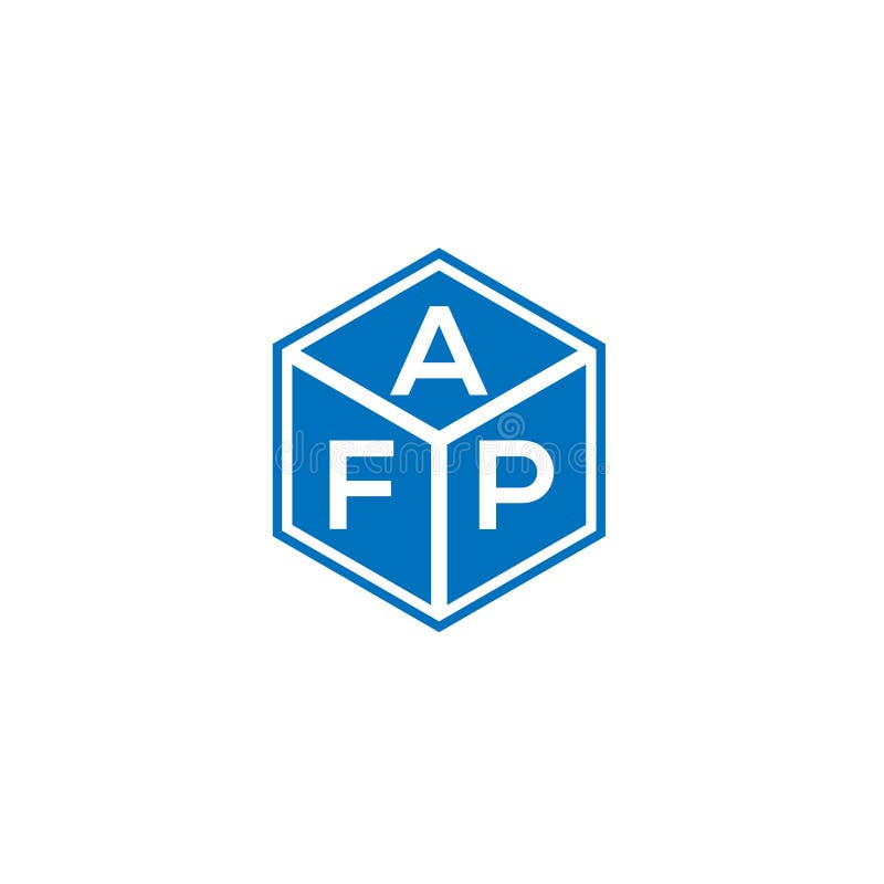 AFP Letter Logo Design on Black Background. AFP Creative Initials ...