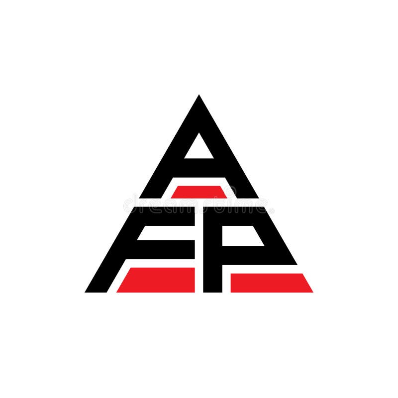 AFP Triangle Letter Logo Design with Triangle Shape. AFP Triangle Logo ...