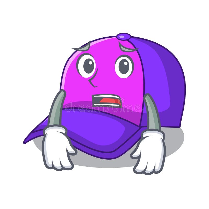 Afraid Baseball Bat Character Cartoon Stock Vector - Illustration of ...