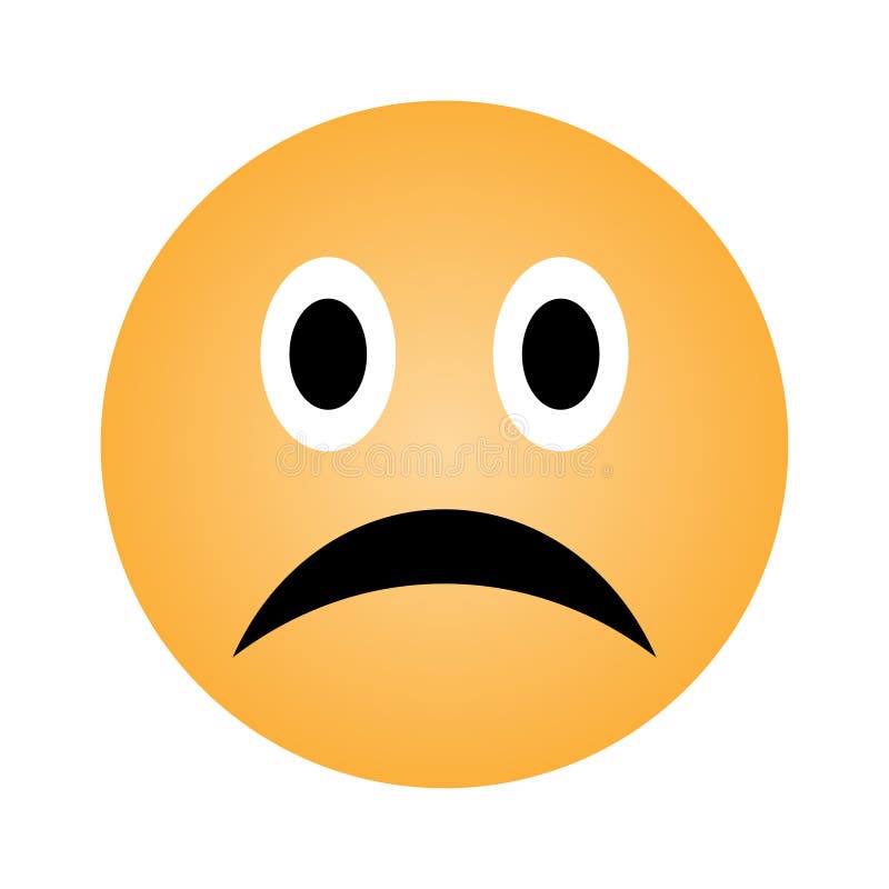 Afraid emoji icon design stock vector. Illustration of chat - 216026753