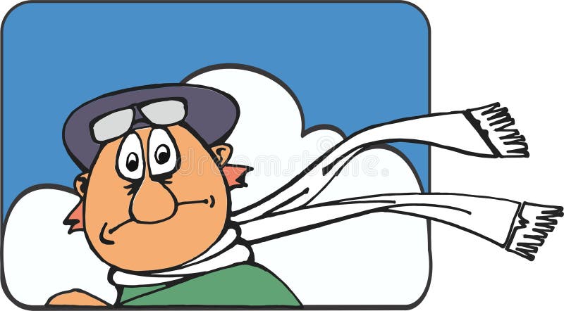 Afraid of Flying stock photo. Illustration of flyboy - 85859724
