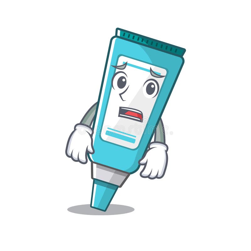 Afraid Ointment Placed in Character Medicine Box Stock Vector ...