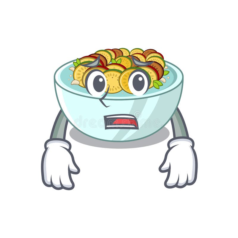 Afraid Ratatouille Isolated with in the Cartoon Stock Vector ...