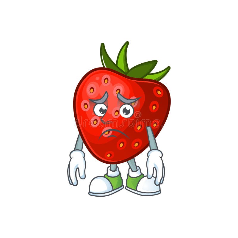 Cartoon Strawberry Scared Stock Illustrations – 217 Cartoon Strawberry ...