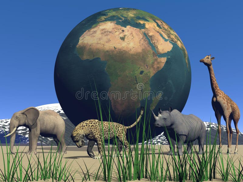 Animals Earth Stock Illustrations – 18,917 Animals Earth Stock ...