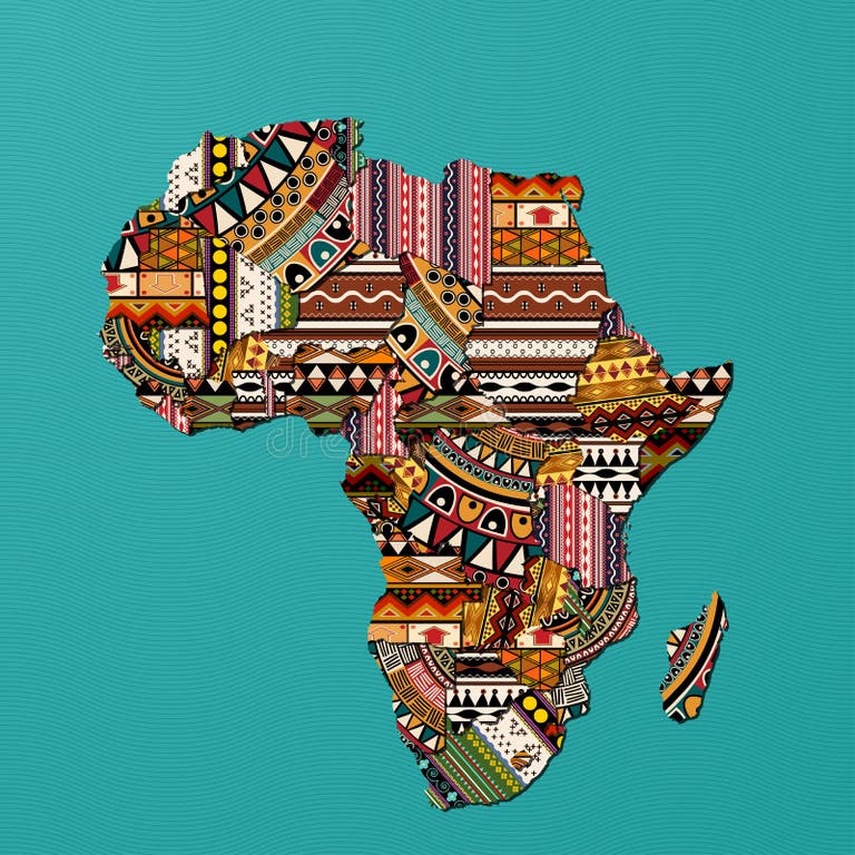 Map Africa African Fabric Stock Illustrations – 1,056 Map Africa ...