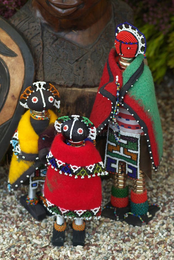 Colourful Dolls, Oranjestad, Aruba Stock Image - Image of orange, blue ...