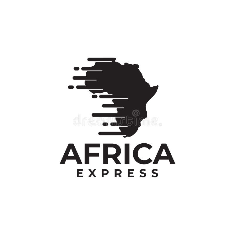 Africa Express and Expedition Company Logo Design Stock Vector ...