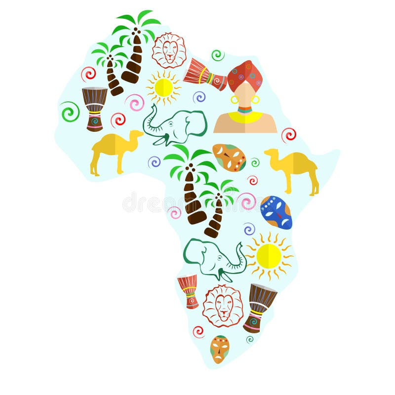 Africa Theme Sign Stock Illustrations – 348 Africa Theme Sign Stock ...