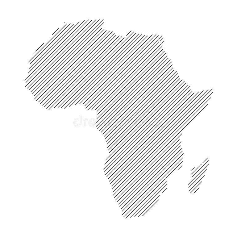 Africa Map Parallel Lines Stock Illustrations – 145 Africa Map Parallel ...