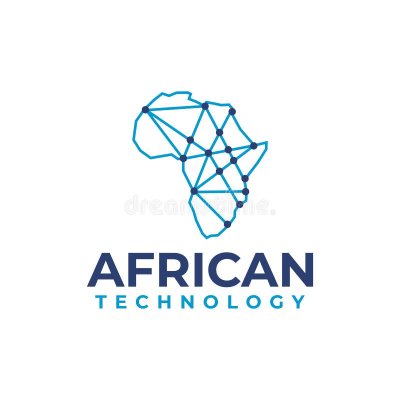 Africa Technology Company Logo Design Stock Vector - Illustration of ...