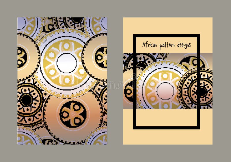 Africa Triangle Geometric Patterns and Shevron. Stock Vector ...