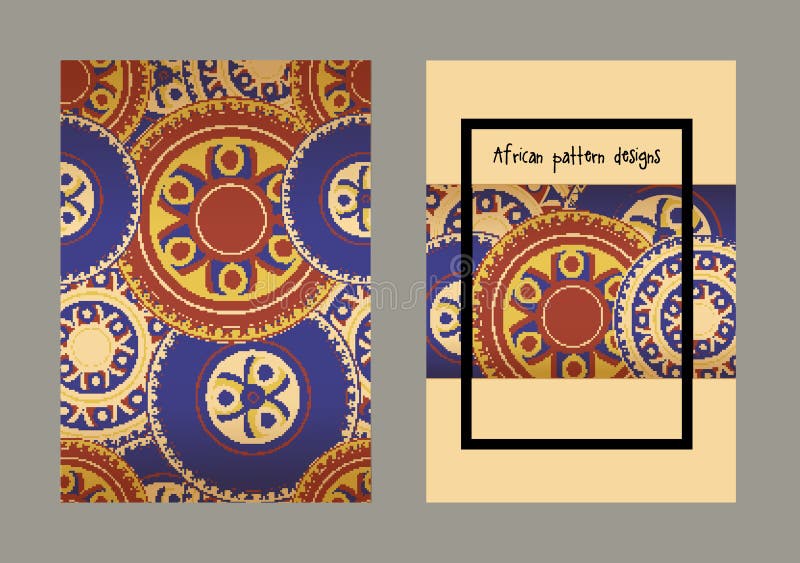 Africa Triangle Geometric Patterns and Shevron. Stock Vector ...