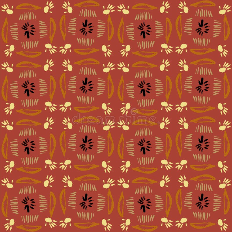 Africa Triangle Geometric Patterns and Shevron. Stock Illustration ...