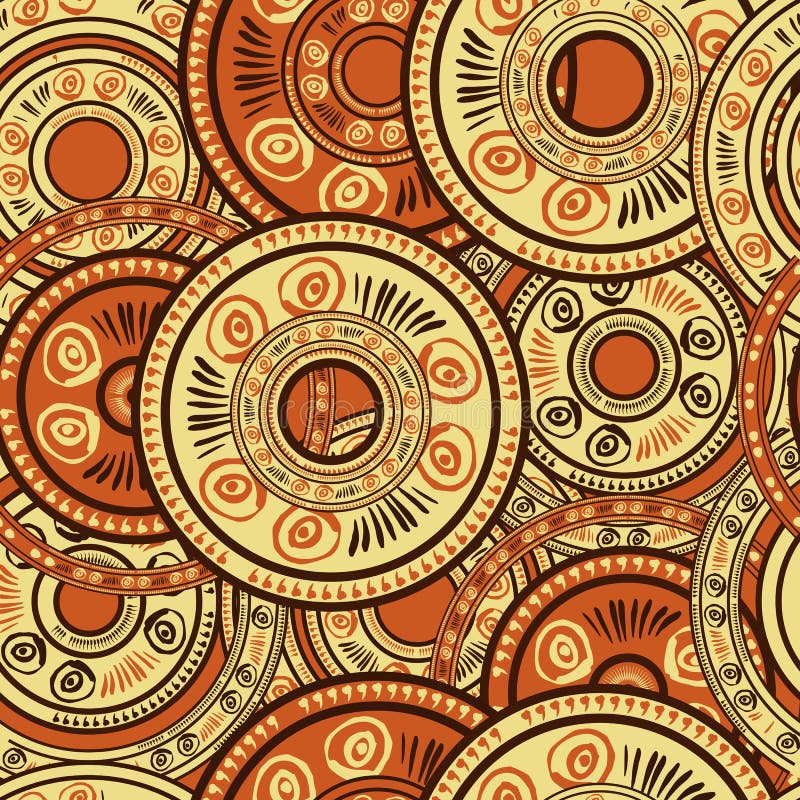 Africa Triangle Geometric Patterns and Shevron. Stock Illustration ...