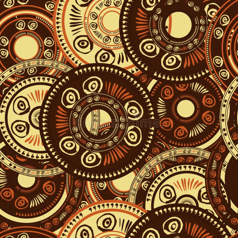 Africa Triangle Geometric Patterns And Shevron. Stock Illustration ...