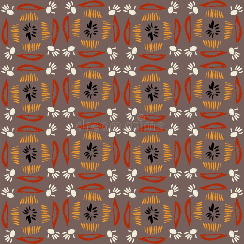 Africa Triangle Geometric Patterns and Shevron. Stock Illustration ...