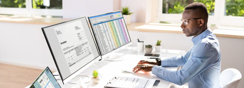 African American Accountant Stock Photo - Image of professional ...