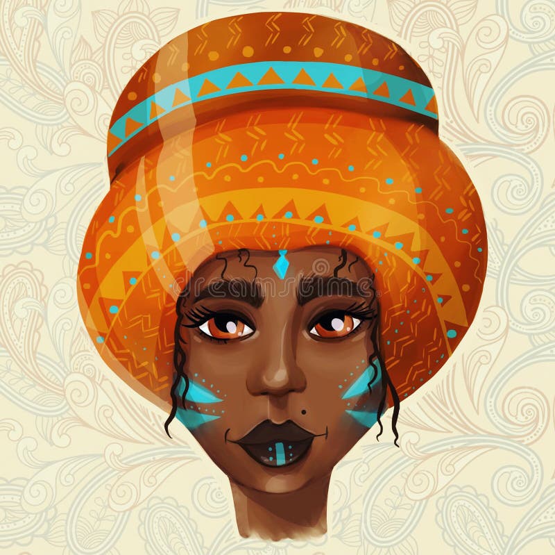 African American Woman Turban Stock Illustrations 2 543 African