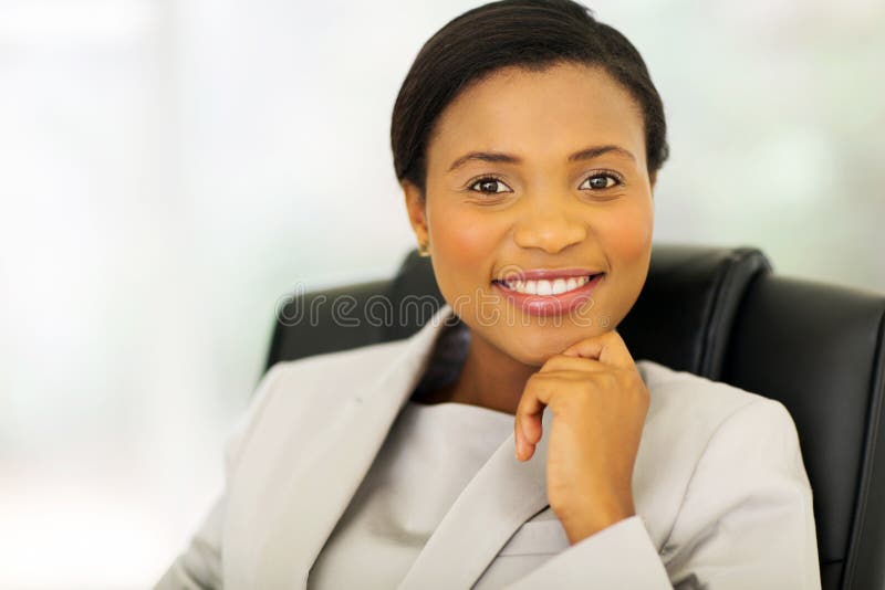 African American Business Executive Stock Image - Image of beautiful ...