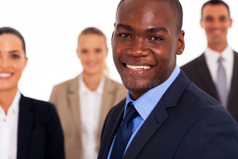 African American Businessman Stock Image - Image of joyful, cheerful ...