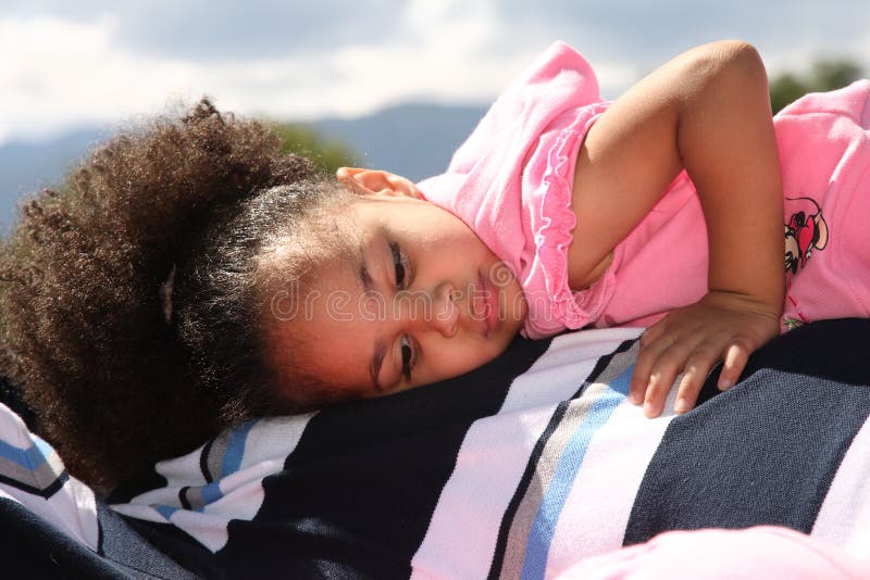 African child sleeping stock photo. Image of female, children - 8840514