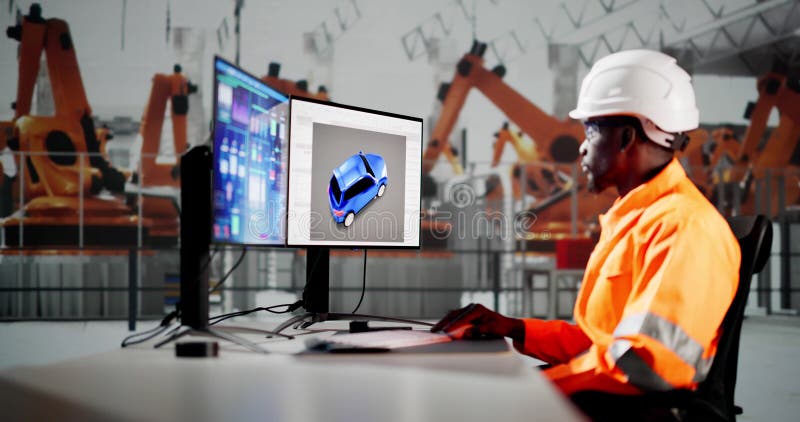 African American Coder Using Computer at Desk Stock Photo - Image of ... African American Coder Using Computer at Desk Stock Photo - Image of ...