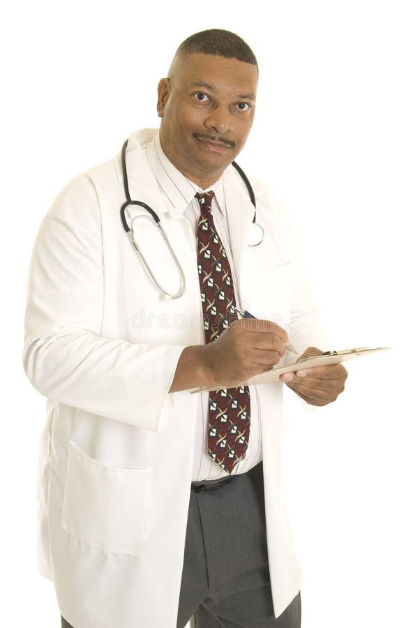 African American doctor stock photo. Image of confidence - 11096652