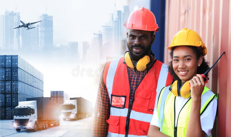 Logistics Background for Delivery Business or Transportion Industry ...