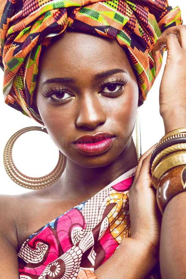 African-american Fashion Model. Stock Image - Image of lips, eyes: 29028585