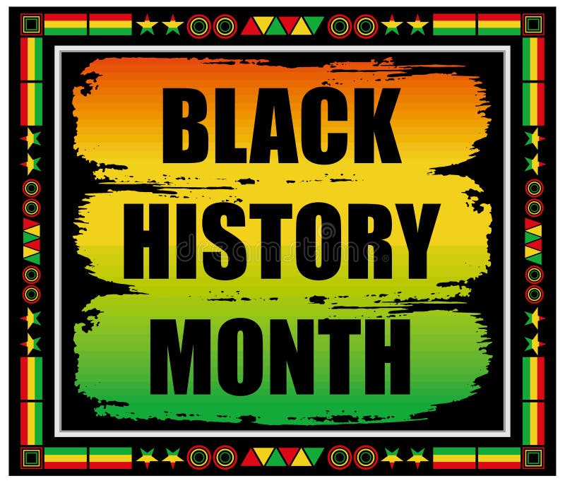 African American History or Black History Month. Flat Vector Modern ...