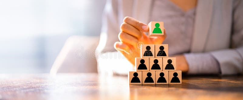 African American Leader Stacking Blocks Stock Image - Image of holding ...
