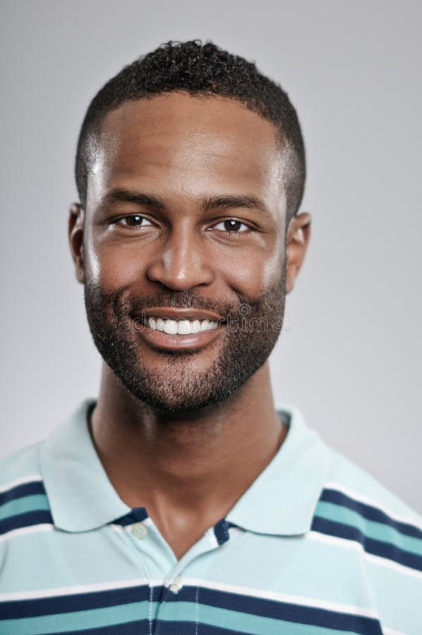 African American Man Blank Expression Stock Image - Image of studio ...