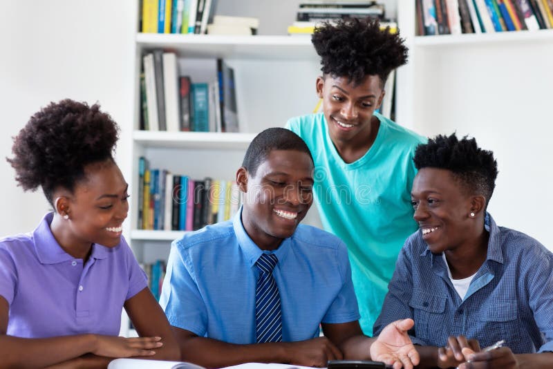 African America Professor Black Students Stock Photos - Free & Royalty ...