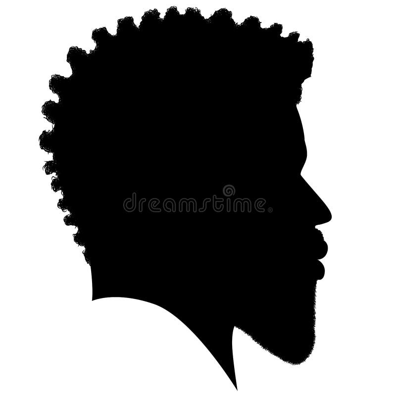 Black Man Dreadlocks Silhouette Stock Illustrations 141 Black Man