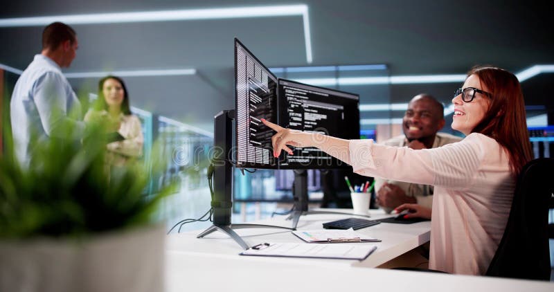 African American Programmer Woman Coding Stock Image - Image of ... African American Programmer Woman Coding Stock Image - Image of ...