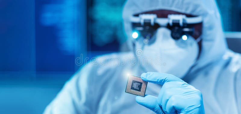 African-American Scientist Works in a Modern Scientific Laboratory for ...