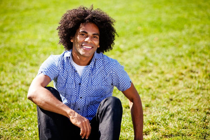 African American Smile stock image. Image of happy, green - 11950311