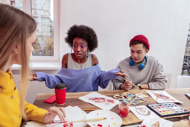African-American Student Feeling Uncomfortable Working in the Class ...